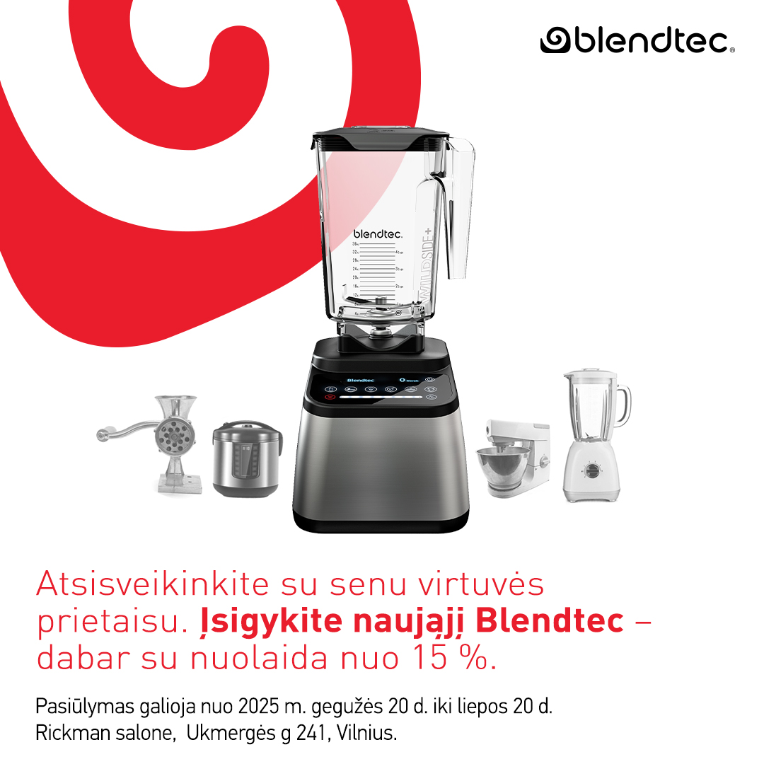 Blendtec keitimo kampanija – naujasis Blendtec su nuolaida nuo 15 % ...